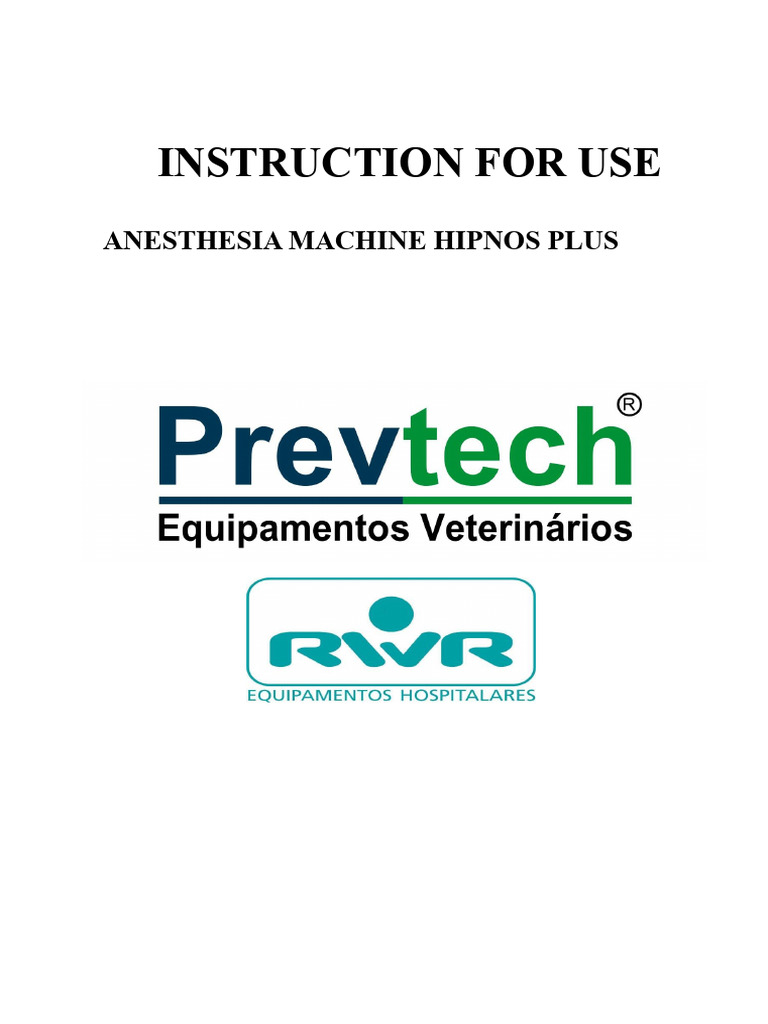 Hypnos Plus Anesthesia Machine (1) (1) | PDF | Anesthesia | Exhalation