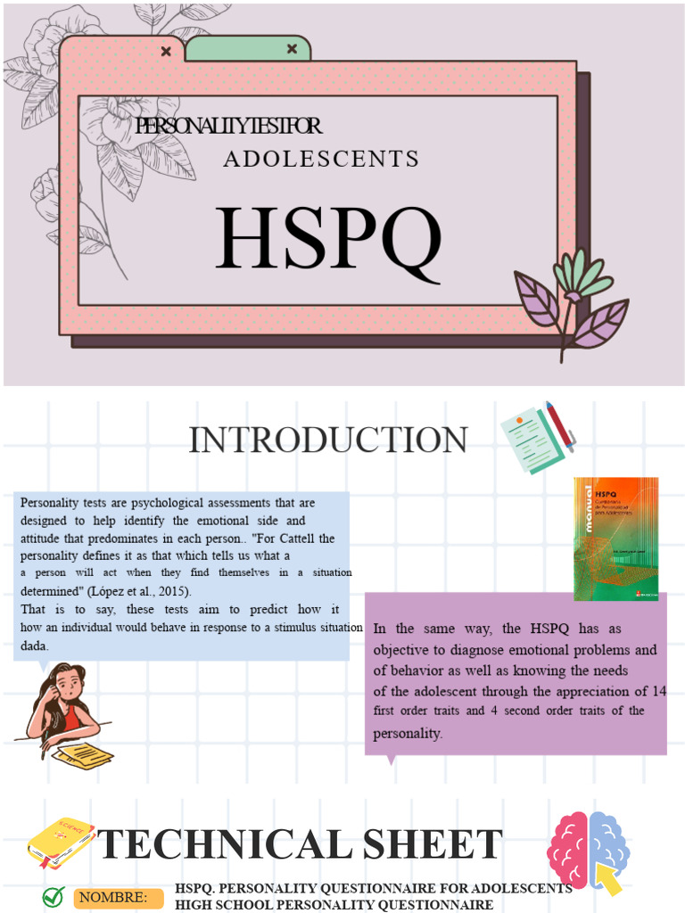 Personality Test For Teenagers | PDF | Psychology | Behavioural Sciences