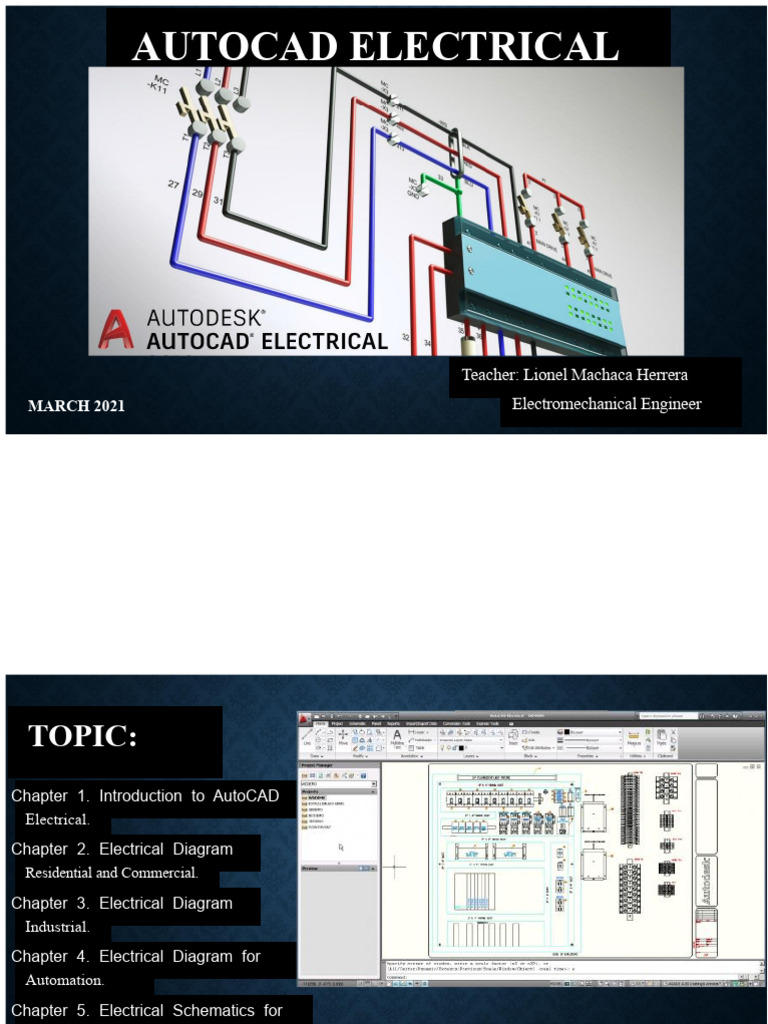 AUTOCAD ELECTRICAL - CHAPTER 1. INTRODUCTION TO AUTOCAD ELECTRICAL | PDF | Computer Aided Design ...
