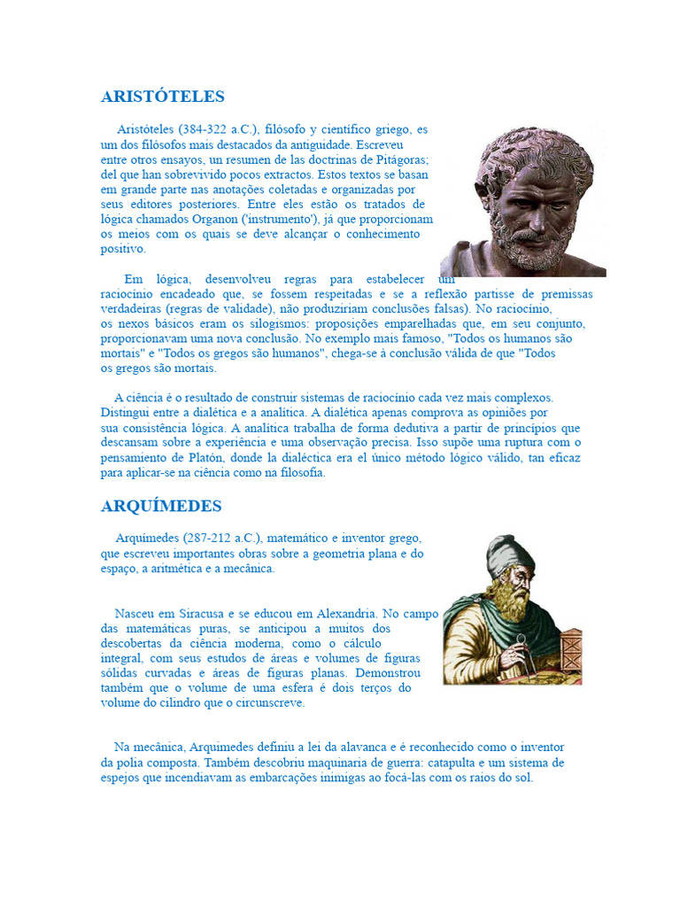 50 matemáticos | PDF | Matemática | Galileu Galilei