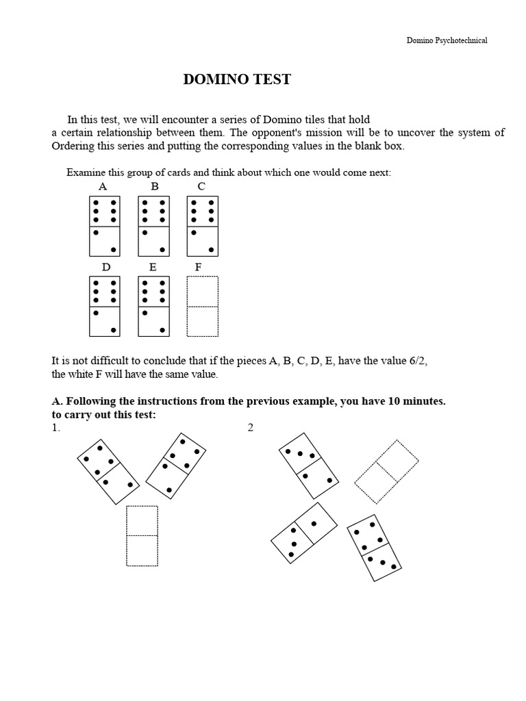 Test Domino | PDF