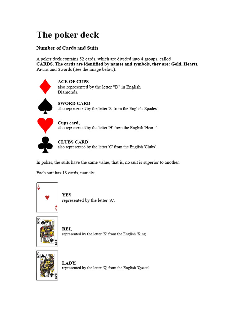 The poker deck.doc | PDF