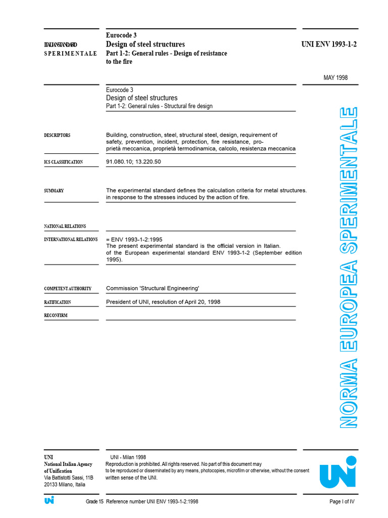 Steel Structure Fire Design Standards | PDF | Structural Steel ...
