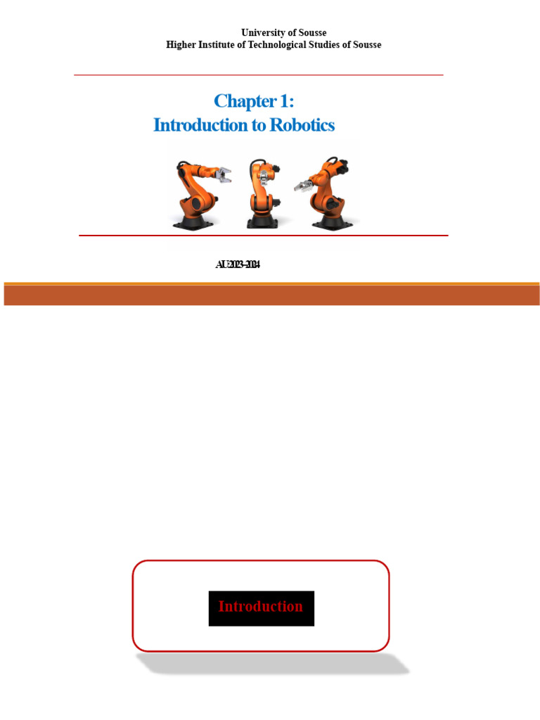 Introduction to Robotics and Manipulators | PDF | Robotics | Machines