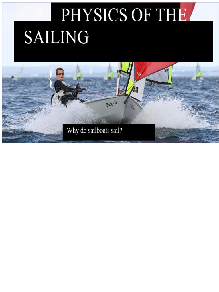 Physics of Sailing Navigation | PDF | Water Transport | Meteorological ...