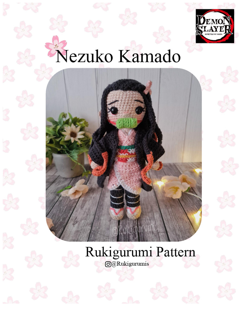 Kamado Nezuko | PDF | Crochet | Yarn