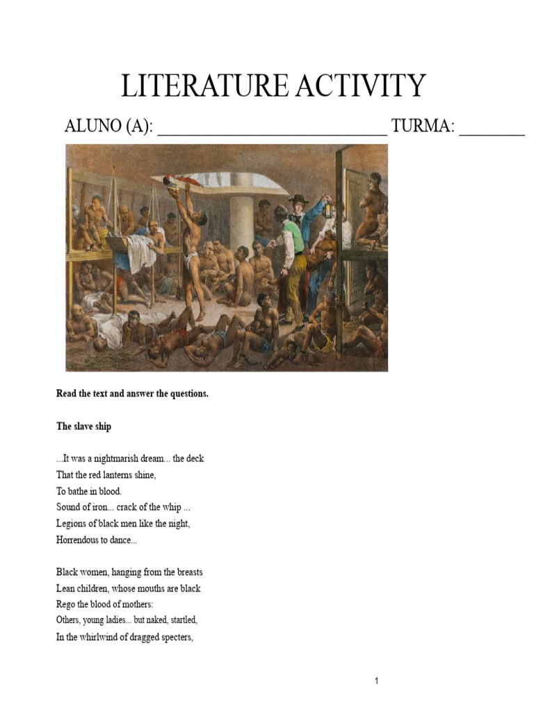 Analyzing Castro Alves' Poem on Slavery | PDF