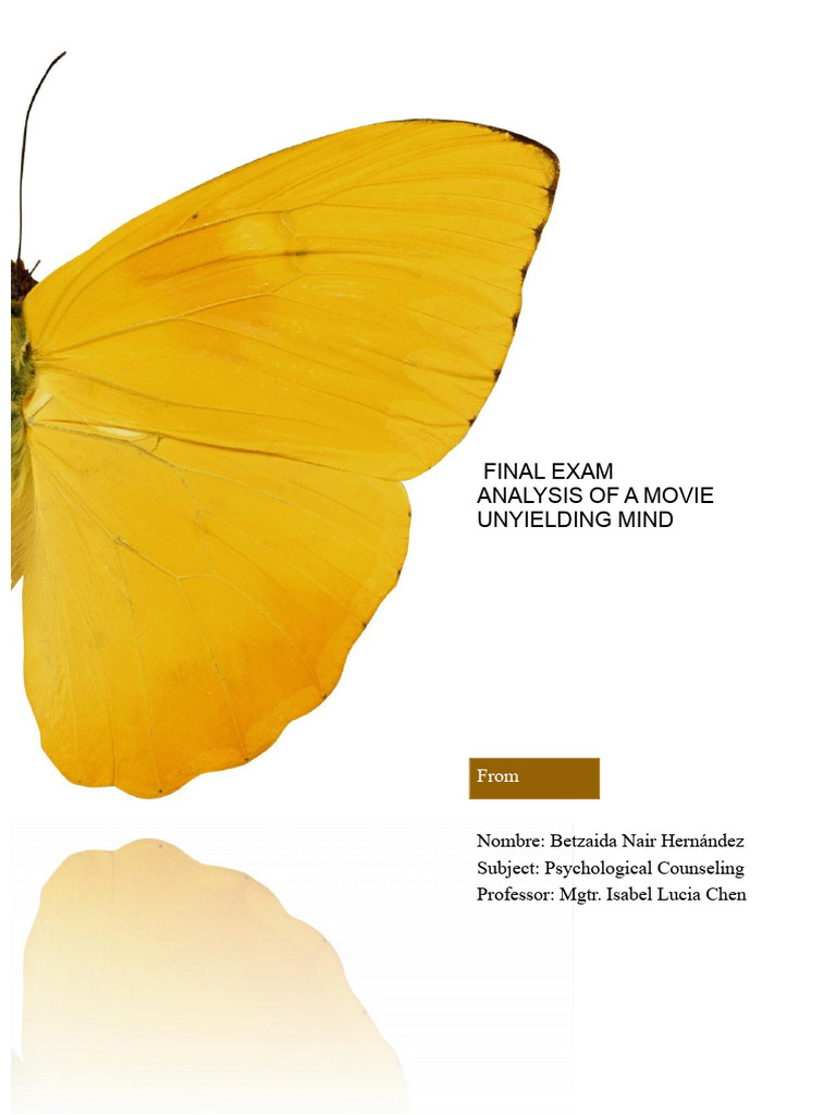 Movie Essay: Good Will Hunting | PDF | Psychotherapy | Psychology