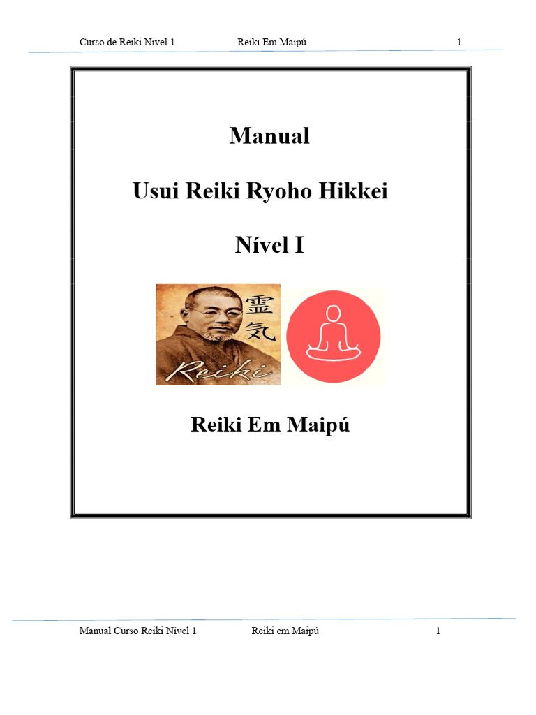 Manual de Reiki Nível 1 2021 (1) | PDF | Reiki | Chacra