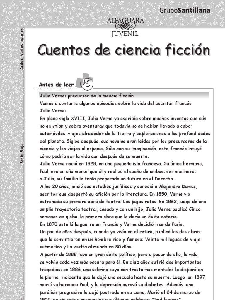 Cuentos de Ciencia Ficcion | PDF | Julio Verne | Ciencia ficción