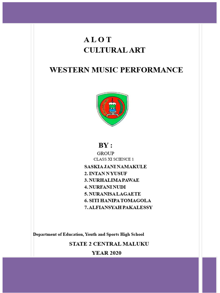 western music paper | PDF | Musical Instruments | Classical Period (Music)