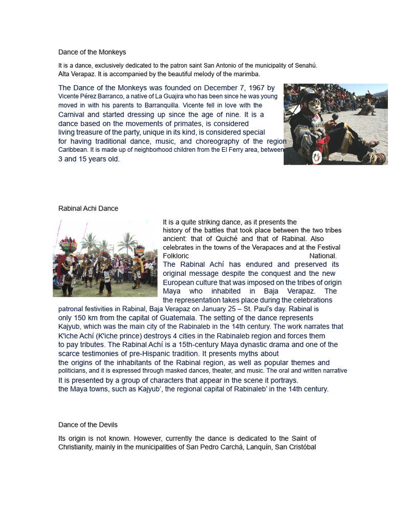 Dance of the Monkeys | PDF | Maya Peoples