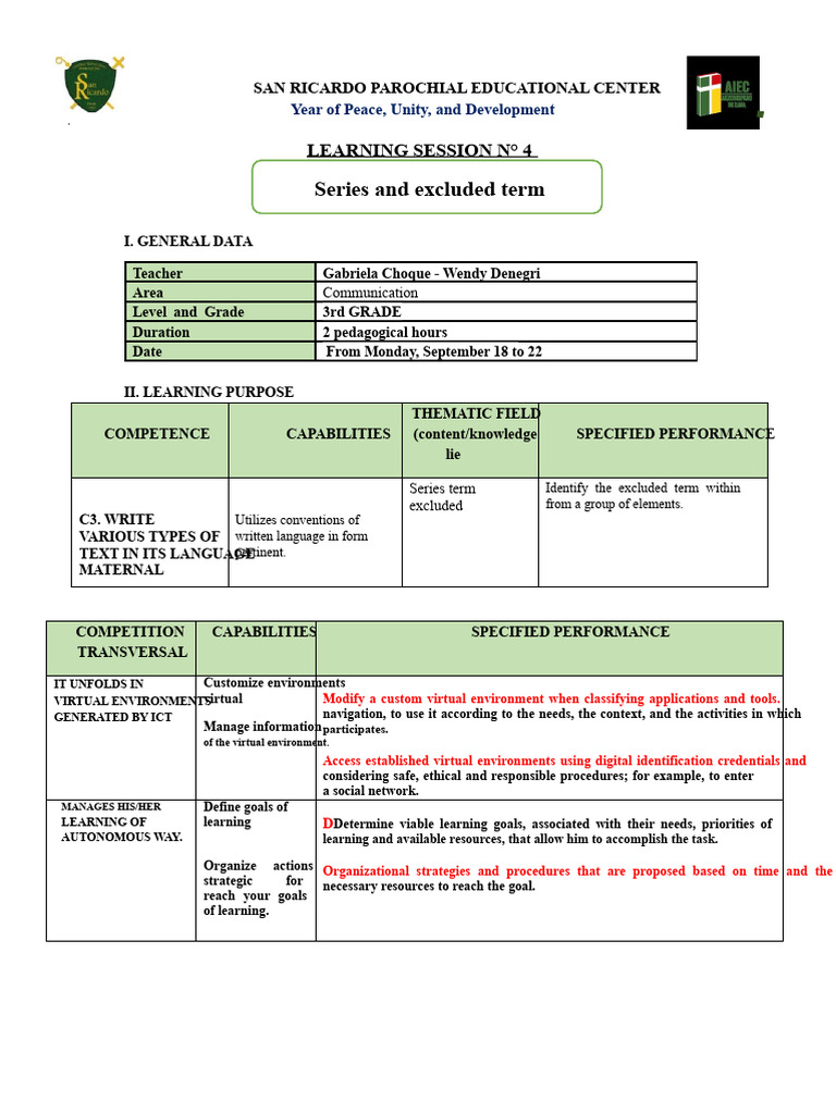 Communication Session Excluded Term | PDF | Educational Technology ...