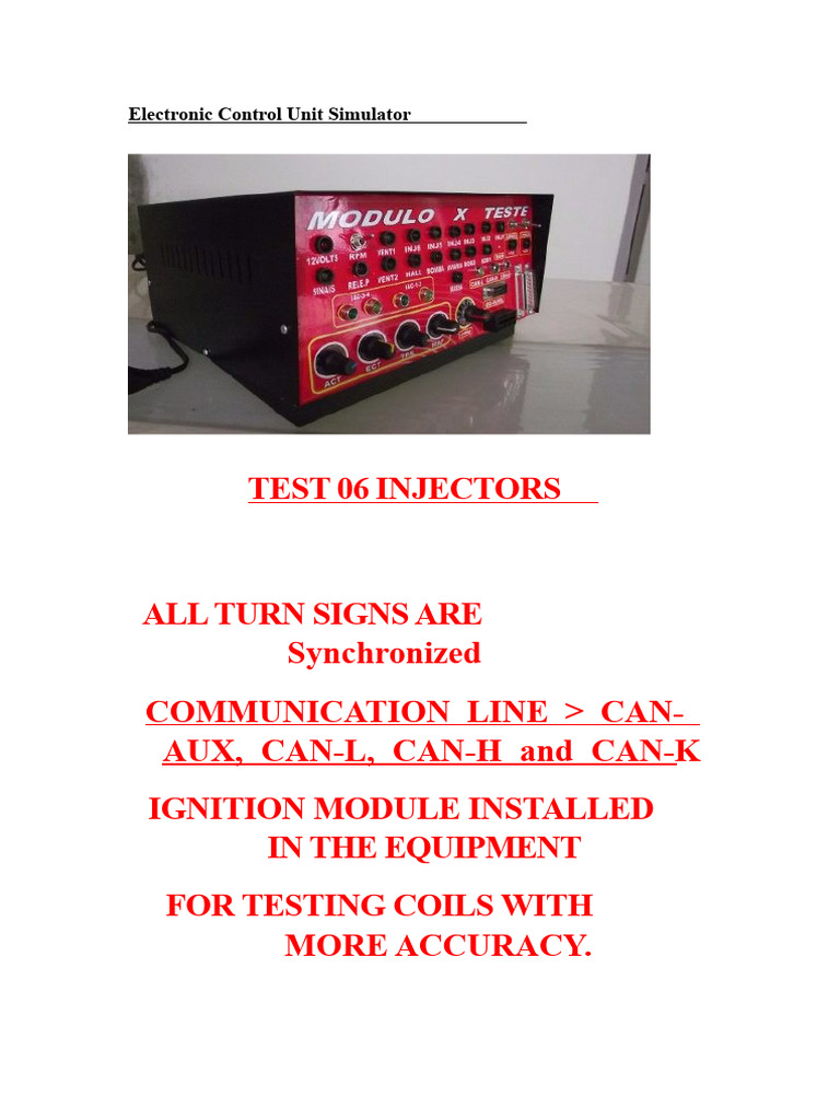 ECU Simulator for Automotive Testing | PDF | Throttle | Automotive Industry