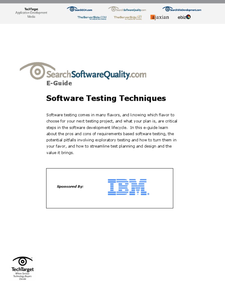 Testing Techniques | PDF | Software Testing | Use Case