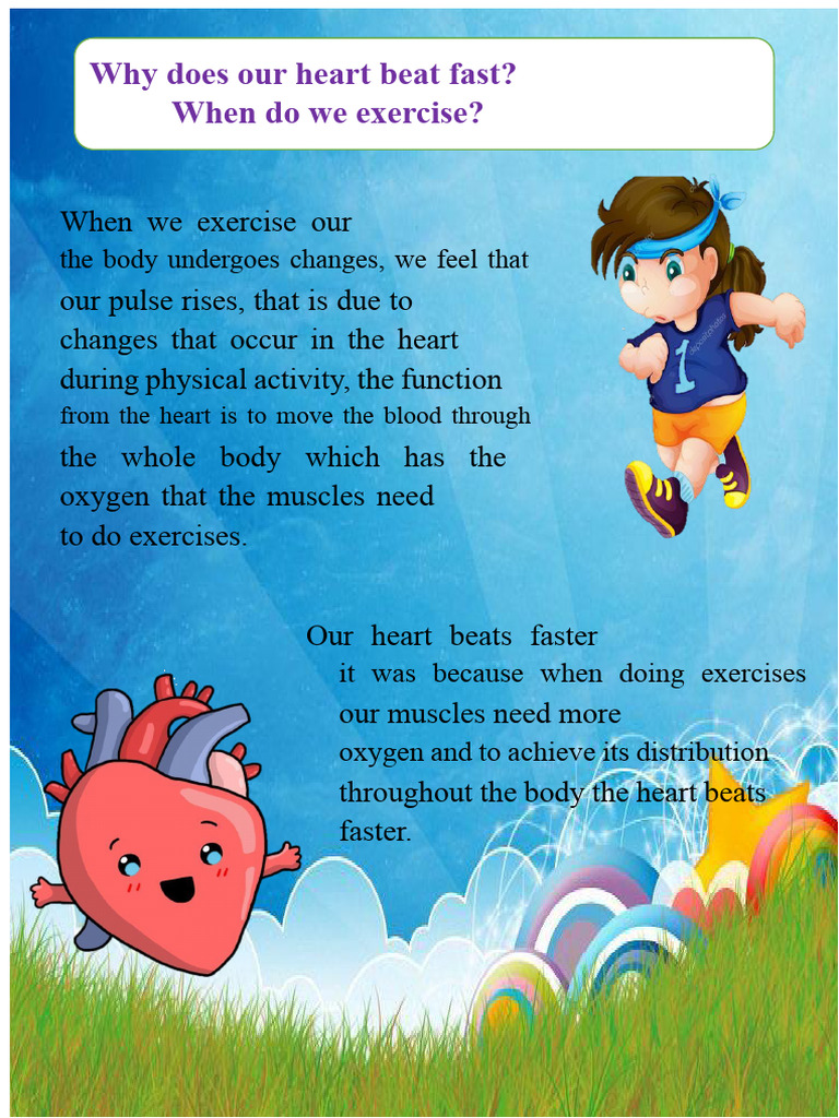 Why Does Our Heart Beat Fast When We Exercise? | PDF