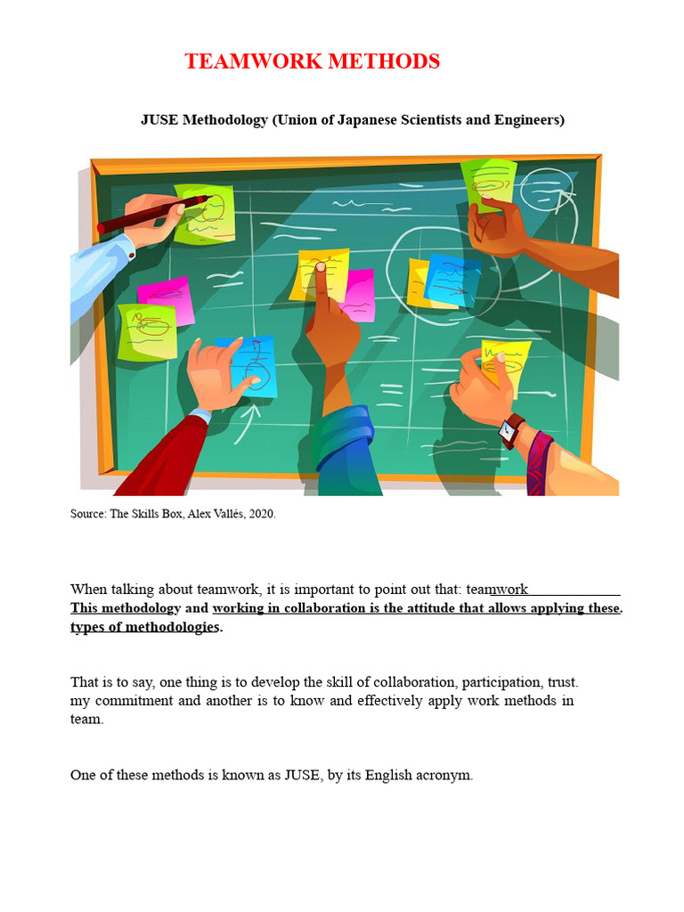 Work Methods - JUSE Methodology | PDF | Methodology