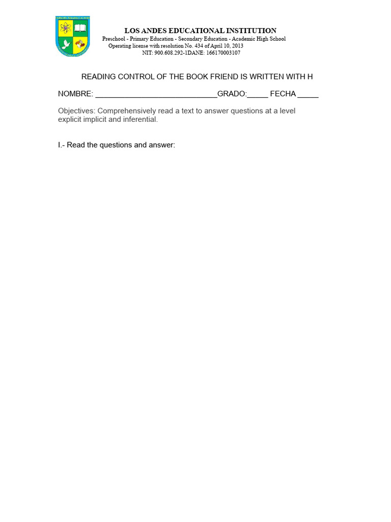 Workshop of The Book Friend Is Written With H Corrected | PDF