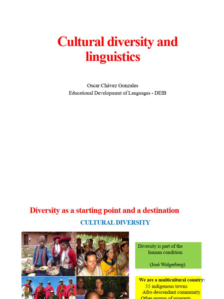 Cultural and Linguistic Diversity and Bilingualism | PDF ...