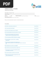 M-CHAT Autism Screening Questionnaire | PDF