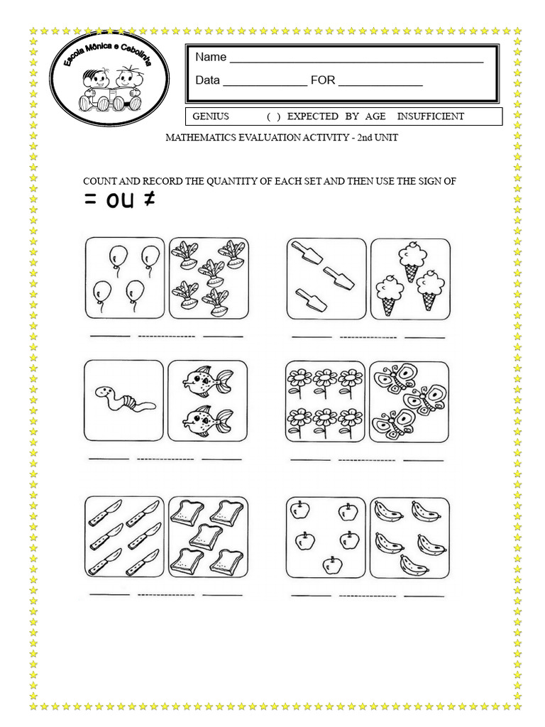 Mathematics Assessment Activity g5 | PDF