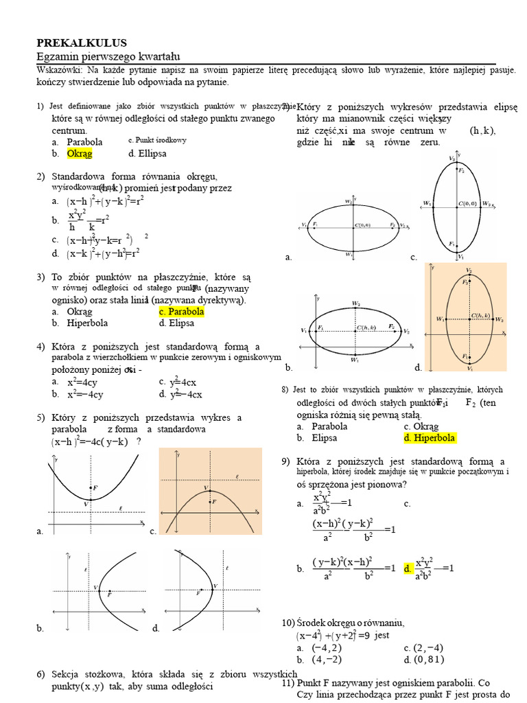 Prekal Q1 | PDF