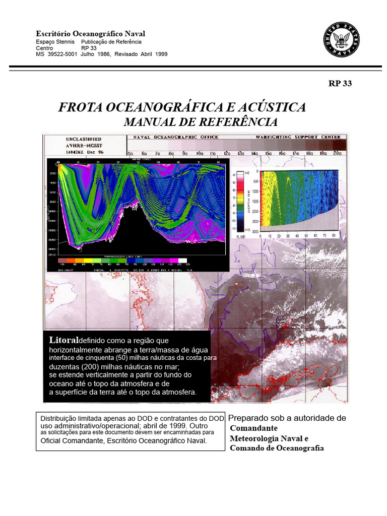 Manual de Referência Oceanográfica e Acústica | PDF | Som | Oceanografia