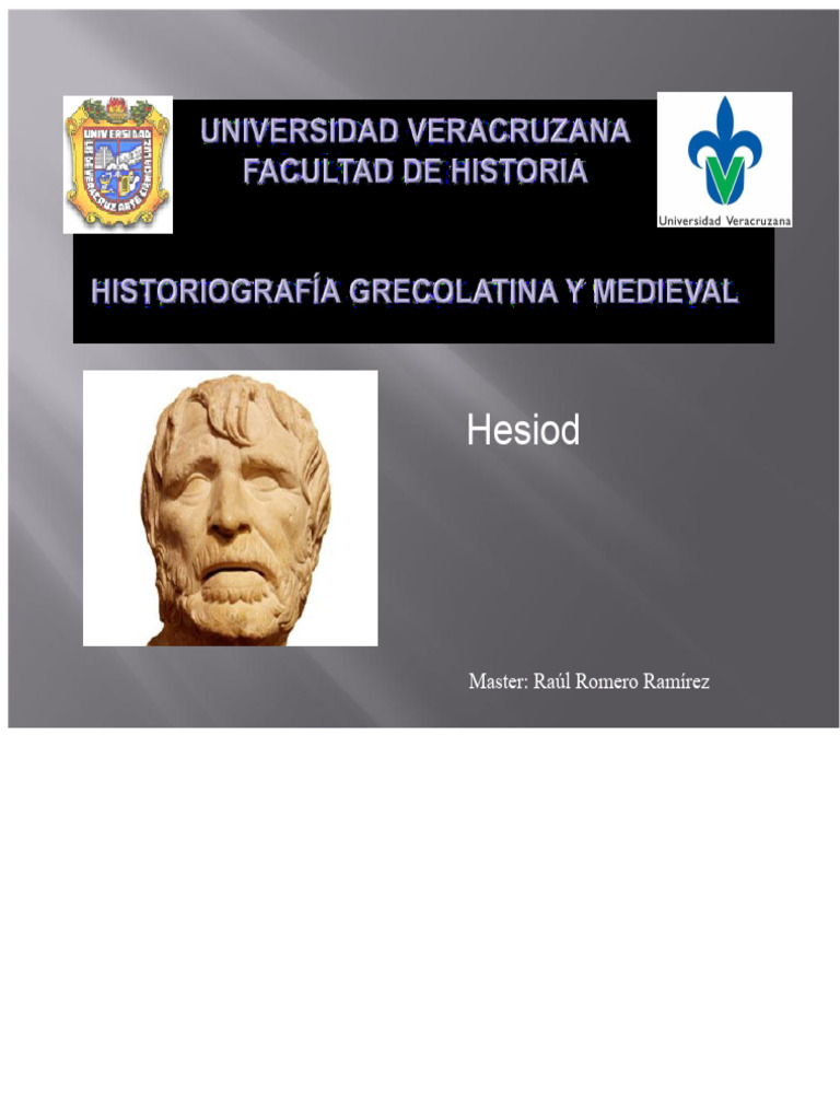 1 Hesiod | PDF | Greek Mythology | Zeus