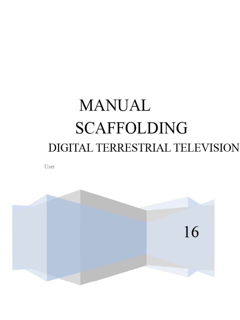 Electric Hanging Scaffolding Manual | PDF | Elevator | Scaffolding
