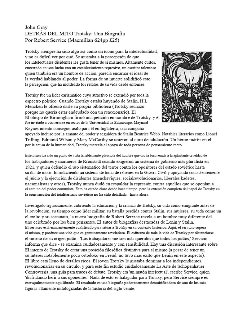 Trotsky - Robert Service | PDF | Leon Trotsky | Joseph Stalin