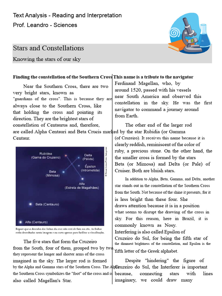 Southern Cross and Orion Constellations | PDF | Ptolemy | Astronomy