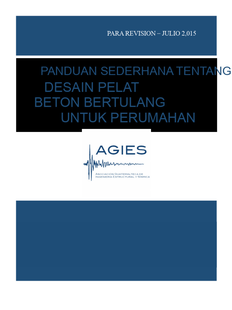 Panduan Desain Pelat Beton untuk Rumah | PDF
