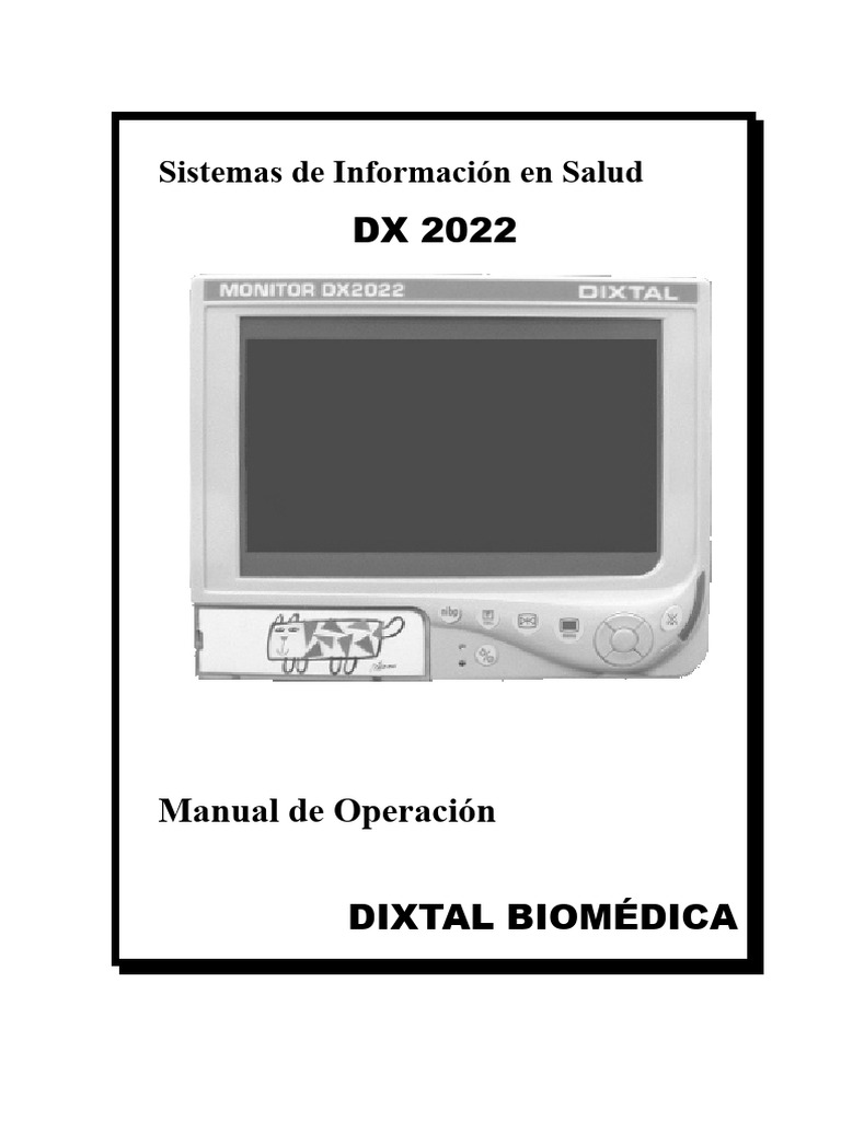 Anexo Iiib - Manual Monitor DX 2022 PDF | PDF | Diodo emisor de luz ...
