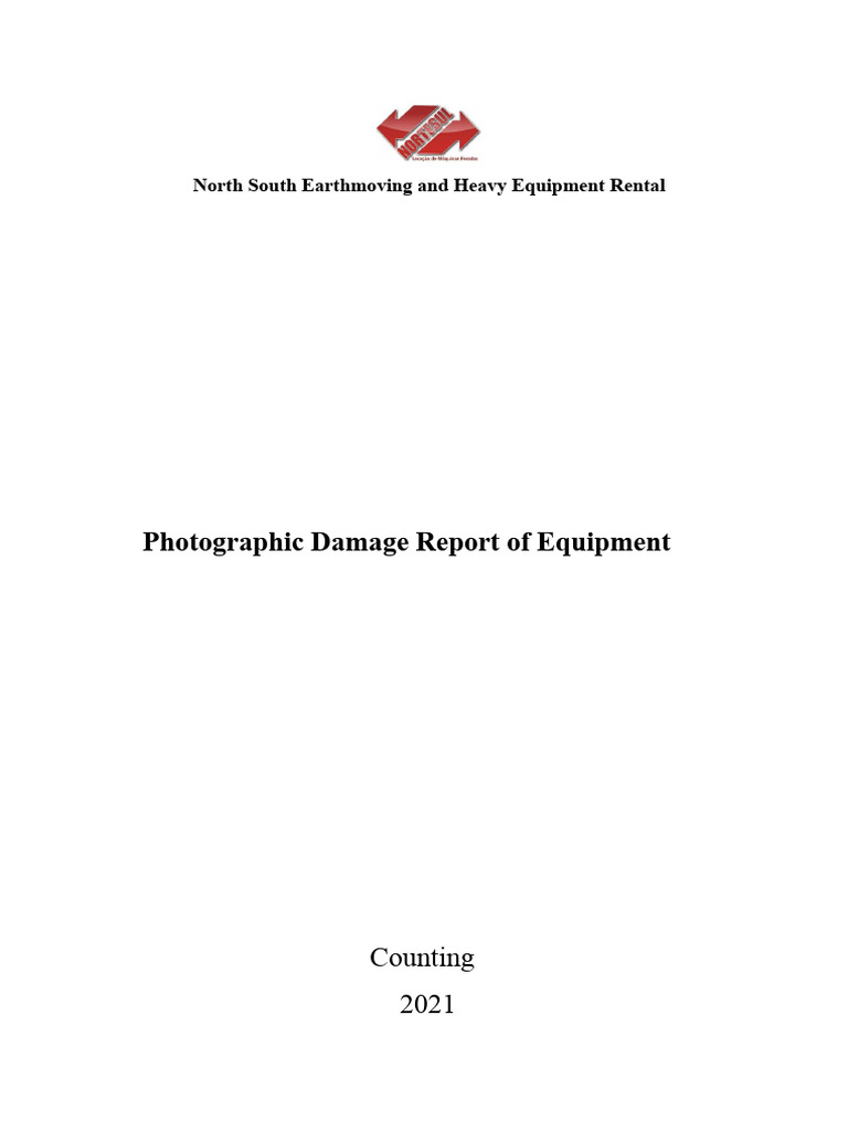 Equipment Damage Report | PDF