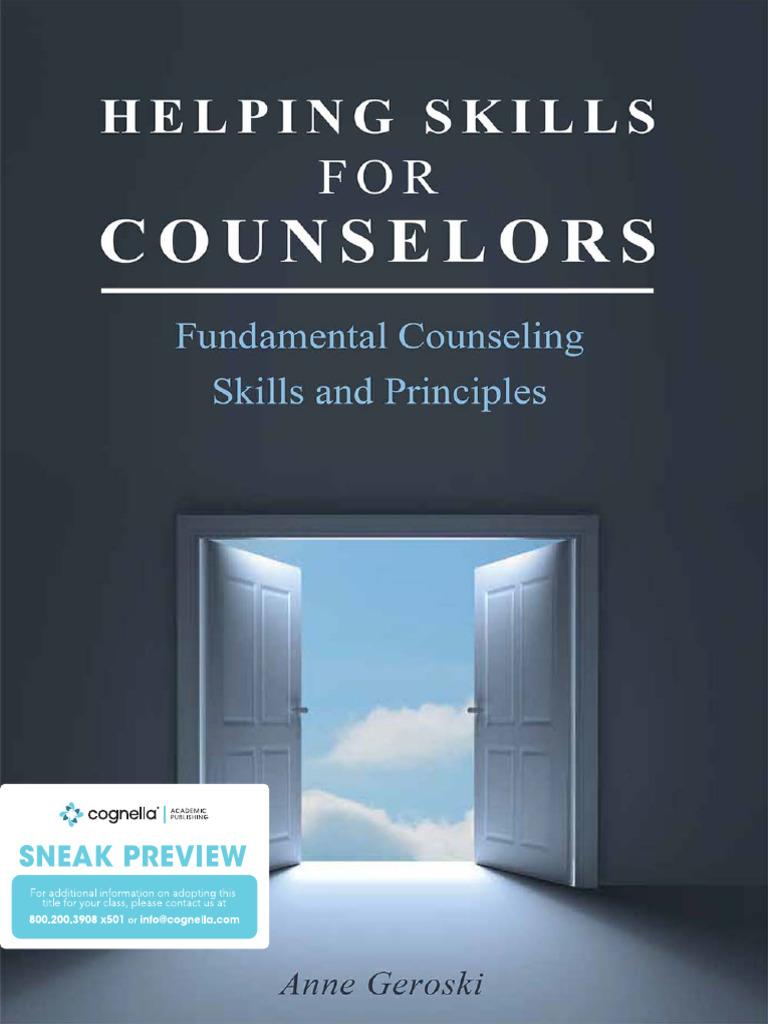Essential Counseling Skills Guide | PDF | Psychiatry | Psychotherapy