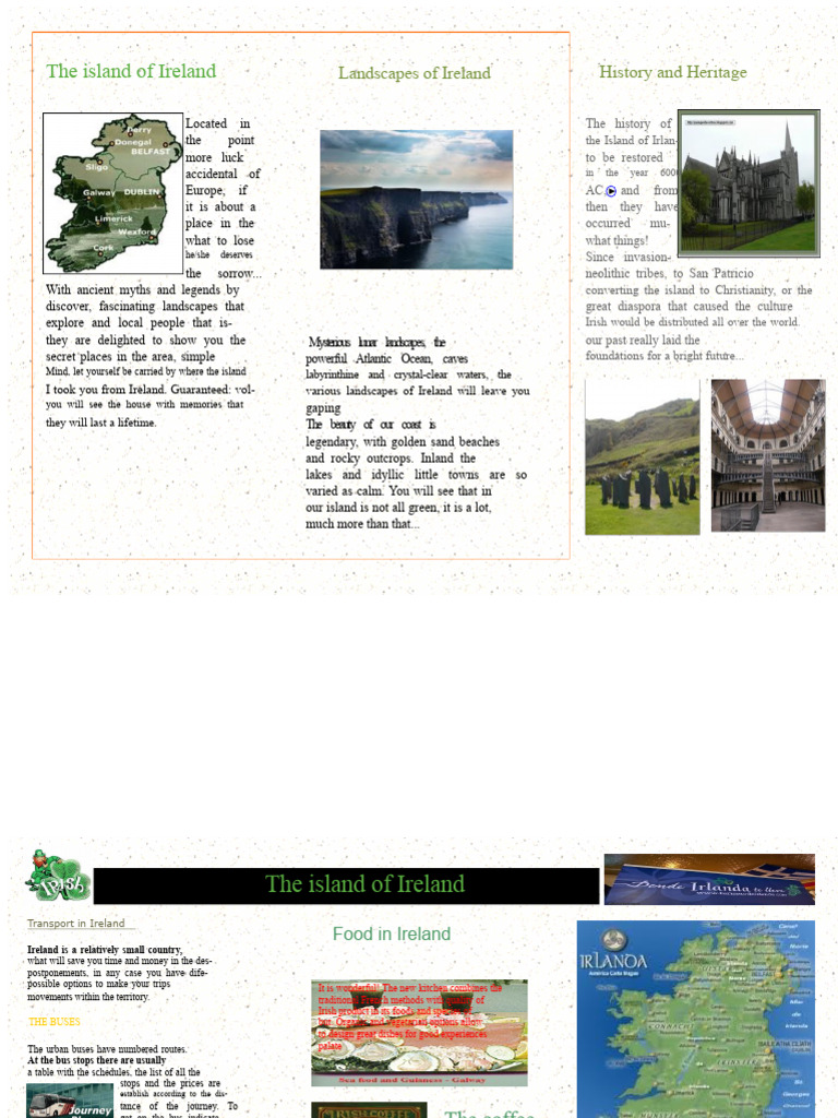 Tourism Ireland-Brochure | PDF | Transport | Public Transport