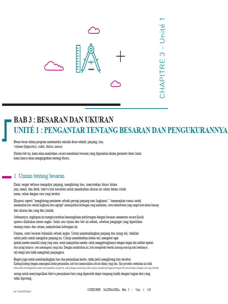 Kursus CNED Besaran dan Ukuran | PDF