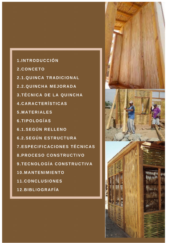 QUINCHA CONSTRUCTION SYSTEM | PDF | Plaster | Wall