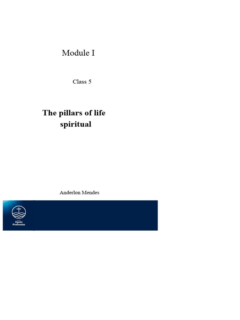 Pillars of Spiritual Life Explained | PDF | Prayer | Gratitude