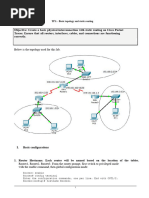 14.3.5 Packet Tracer - Basic Router Configuration Review | PDF | I Pv6 ...