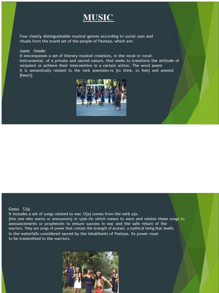 Music, Customs, and Traditions of the Province of Pastaza 3 | PDF ...