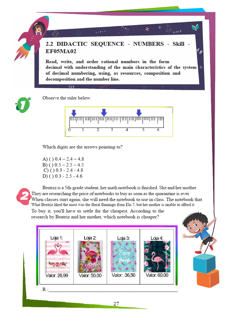 Didactic Sequence Ef05ma02 Numbers | PDF | Mathematics