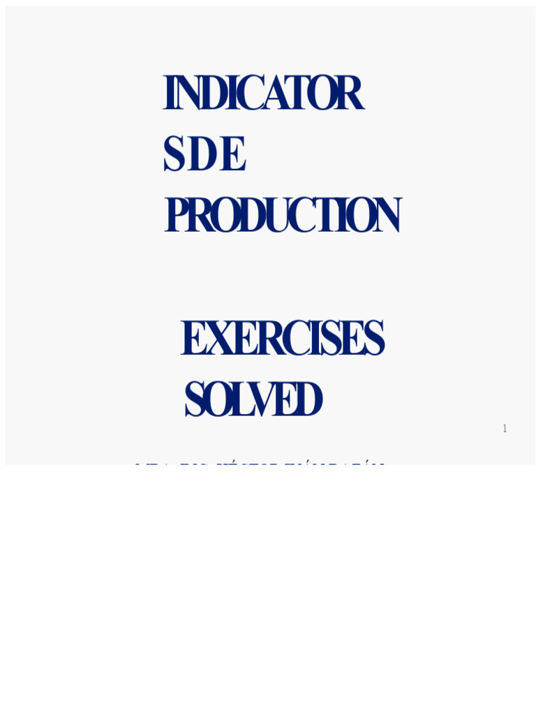 3-solved-exercises-production-indicators-extended | PDF | Shoe ...
