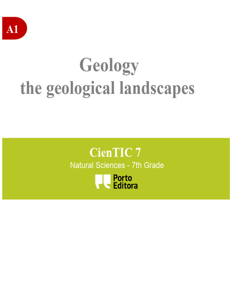 Geology and Geological Landscapes Scientific 7th Year 141127030441 ...