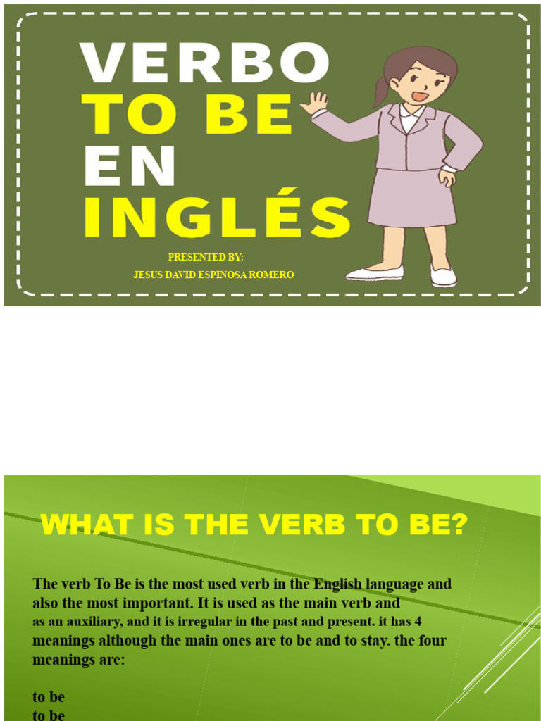 Understanding the Verb "To Be" in English | PDF | Verb | Morphology