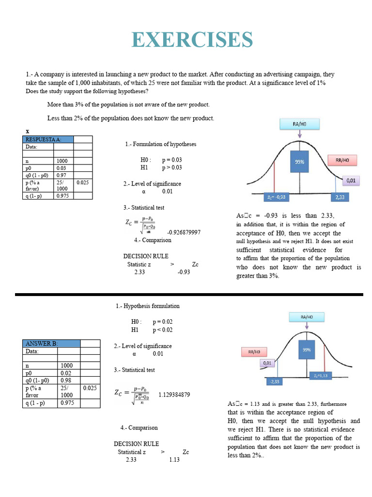 final statistics project | PDF | Statistical Significance | Hypothesis