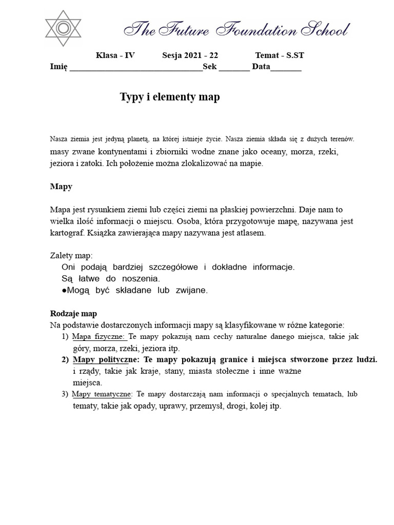Typy I Elementy Map | PDF