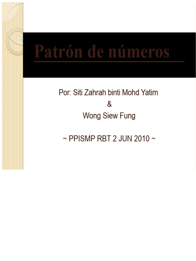 Patrones Numéricos y Secuencias Matemáticas | PDF | Secuencia ...