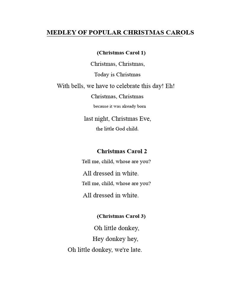 Popular Christmas Carols Collection | PDF