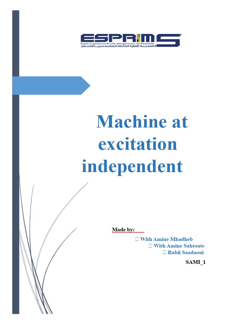 Direct Current Machine and Excitation Motor | PDF | Electromagnetic ...